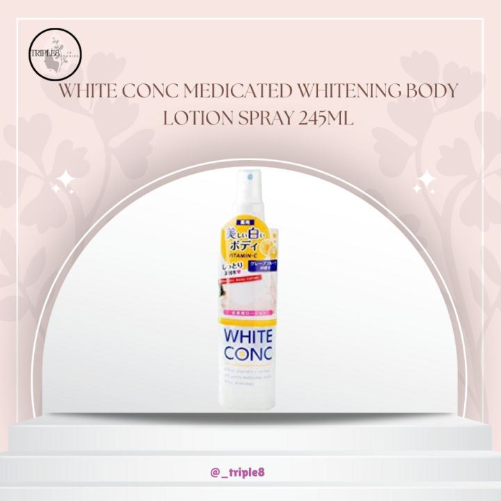 WHITE CONC Medicated Whitening Body Lotion Spray 245mL | Lazada PH