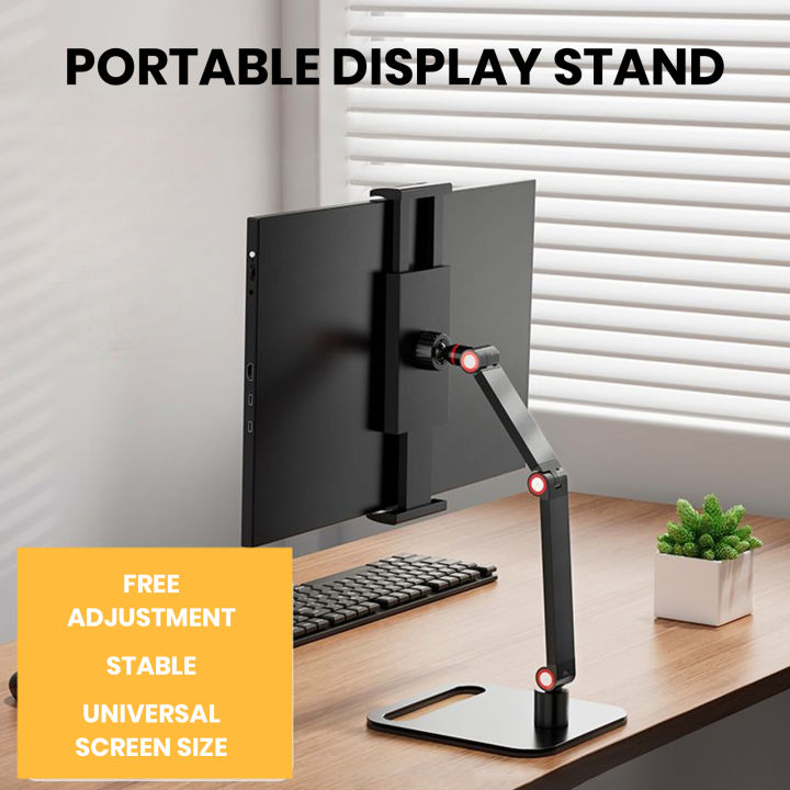 Display Bracket Portable Screen Holder 360-degree Adjustable Portable ...
