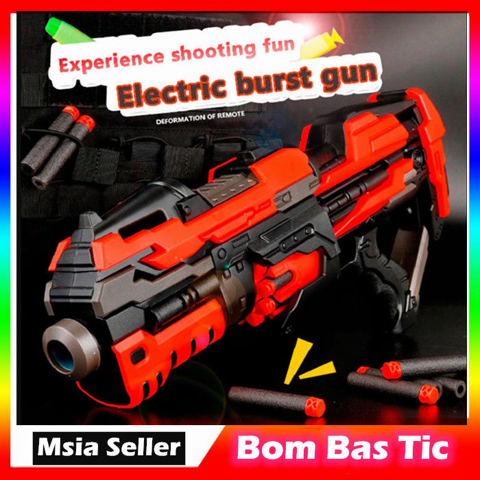 Electric Burst Soft Bullet Toy Gun Save the Crisis Soft Bullet Gun With ...