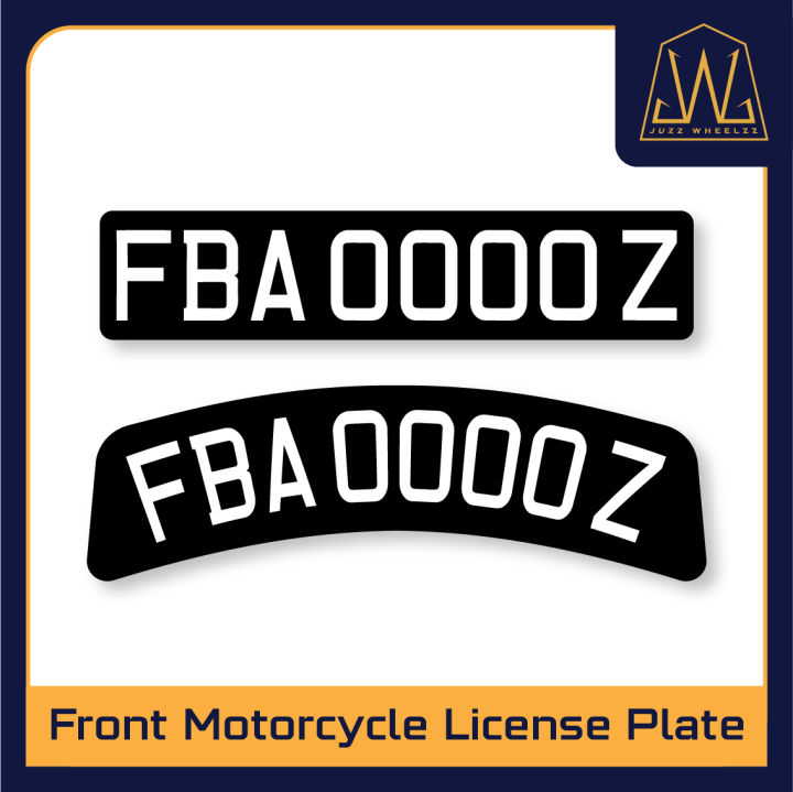 Motorcycle Front Bike License Plate Number | Lazada Singapore