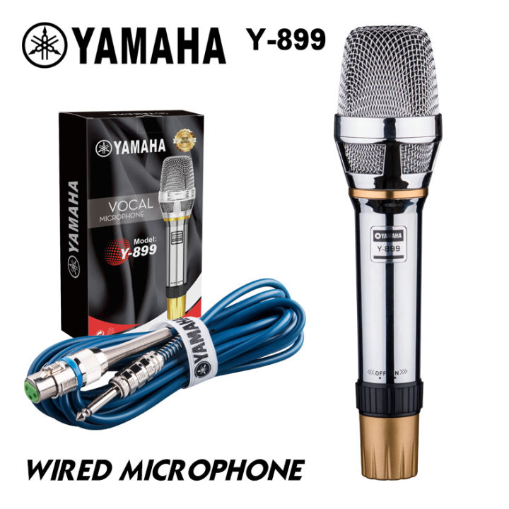New Product YAMAHA Dynamic Microphone YA-899 Hi-Fidelity Uni-Directional For Videoke With Mic ...
