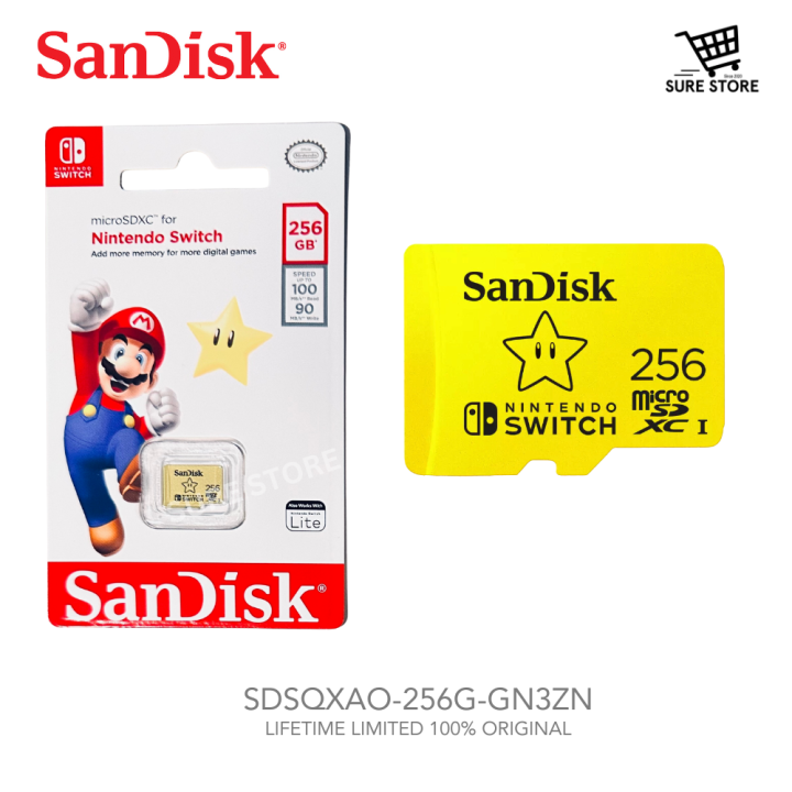 Nintendo®-Licensed Memory Cards For Nintendo Switch™ 256GB Speed Up to ...
