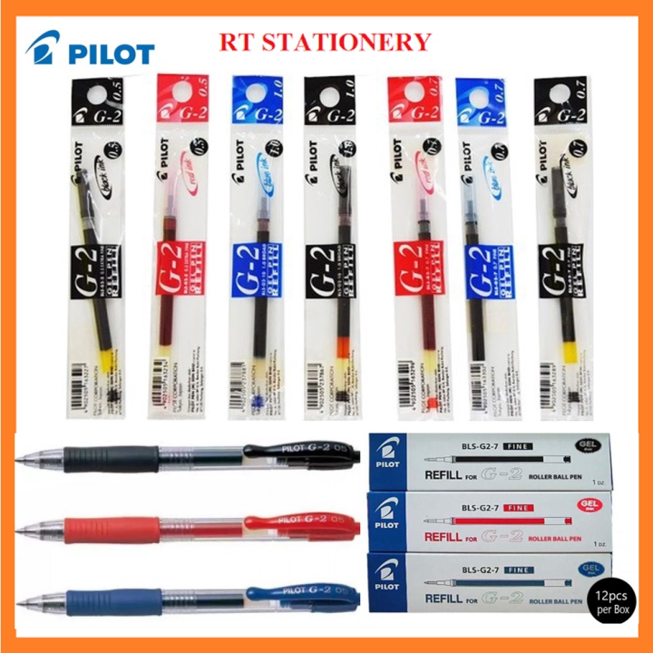 Refill for PILOT G2 Gel Ink - Red/Blue/Black - (0.5/0.7/1.0) | Lazada