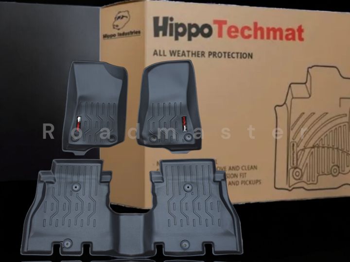 JEEP WRANGLER JL 2019-2026 (4TH GEN) Hippo techmat Deep Dish Mats 1st ...
