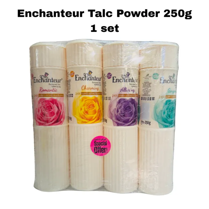 1set Enchanteur Talc Powder Scented Face Powder from UAE 250g Romantic ...