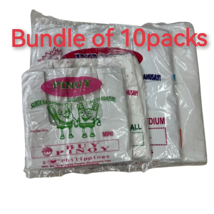 10pack Pearl White Sando Plastic Bag Buy Pinoy Plastic Bag Pinoy ...