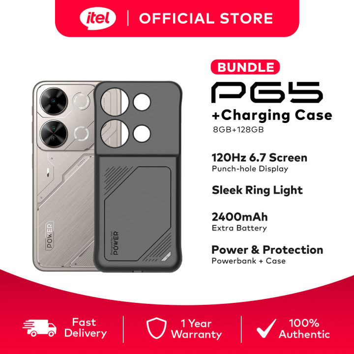 itel P65 & Charging Case | RAM 8GB (4+4GB) + ROM 128GB 120HZ | 6.7 Big ...