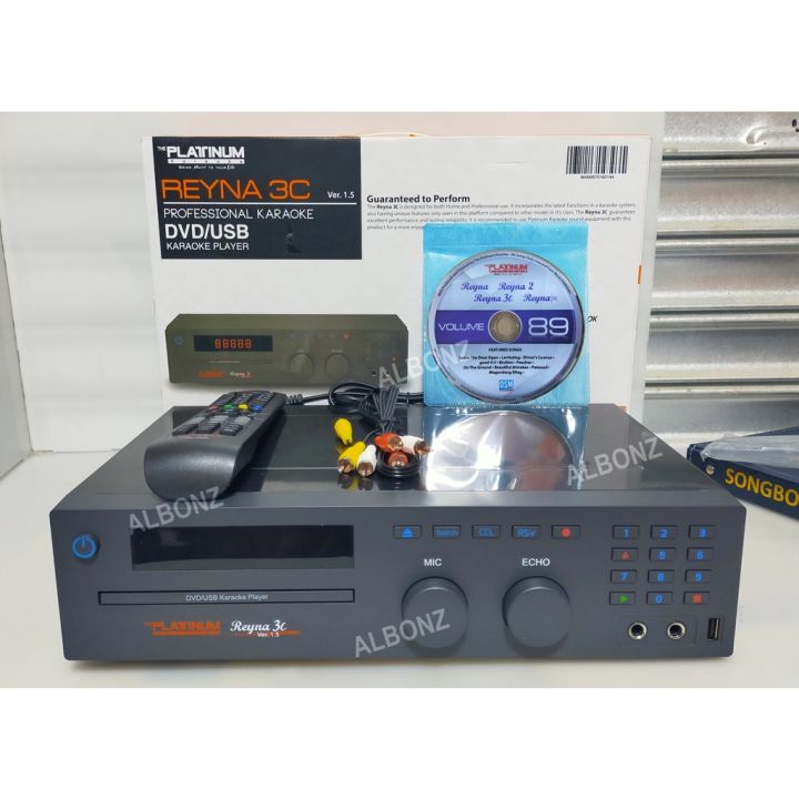 Videoke Professional Karaoke Player Platinum REYNA 3C | Lazada PH