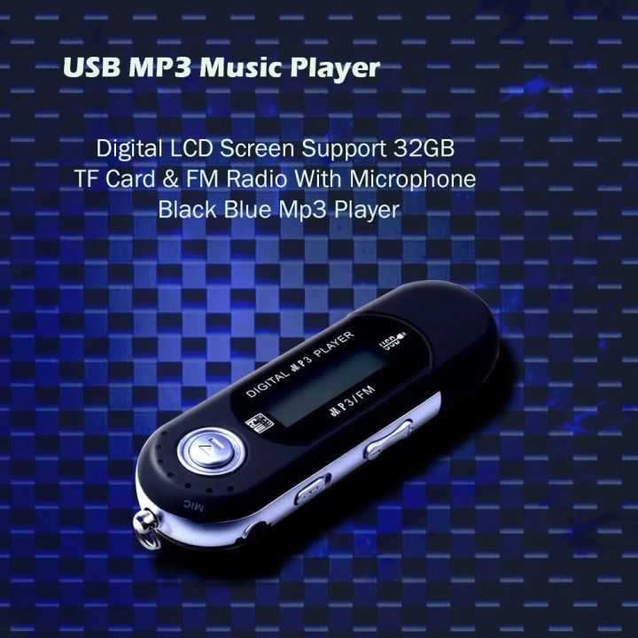 【Versatile】 Mini Usb Mp3 Music Player Digital Lcd Screen Support 32gb ...