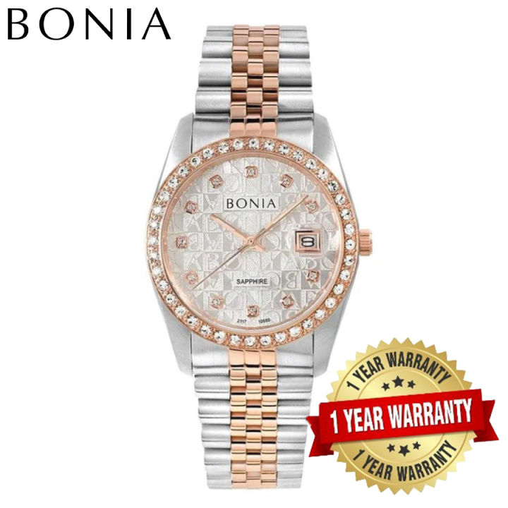 [Official Warranty] Bonia BNB10550-1616S Men's Monogram Classic 36Mm ...