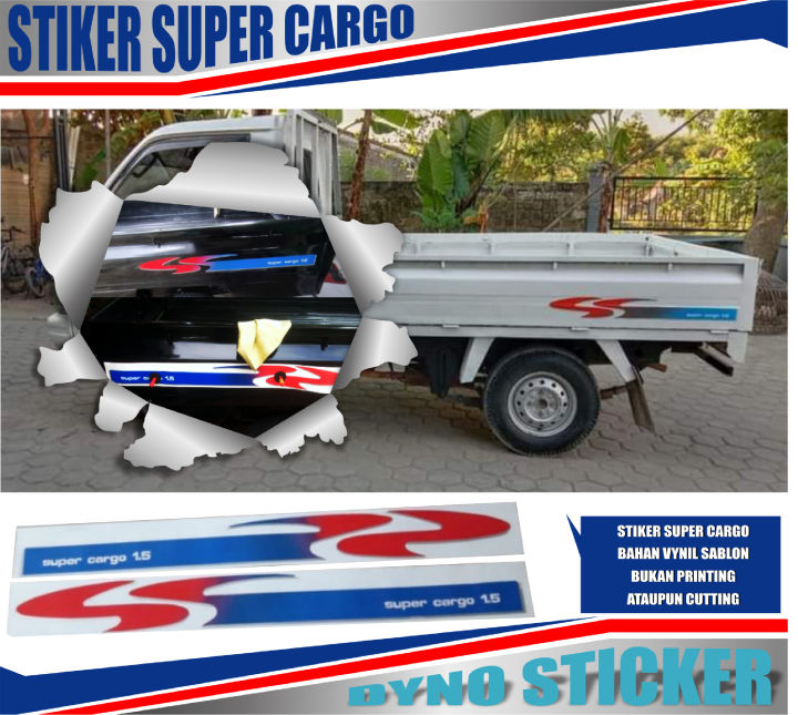 stiker orisinil pickup cary 1,5 los bak super cargo | Lazada Indonesia