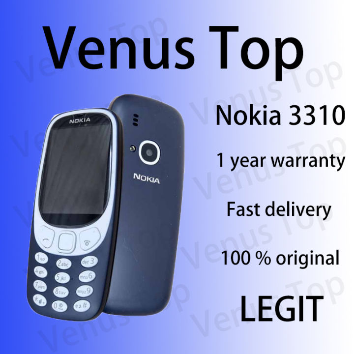 Nokia 3310 Original Nokia Keypad Phone Legit Dual Sim Bluetoot: FM radio game mp4 USB 2.0 N3310 ...
