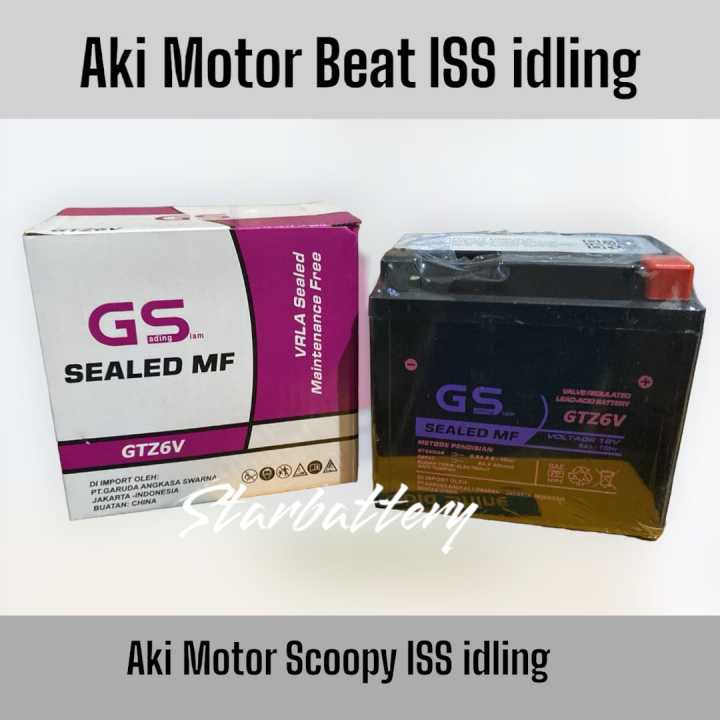 Aki Motor Honda Vario 125 ,Vario 150 GTZ6V GADING SIAM Aki motor Honda ...