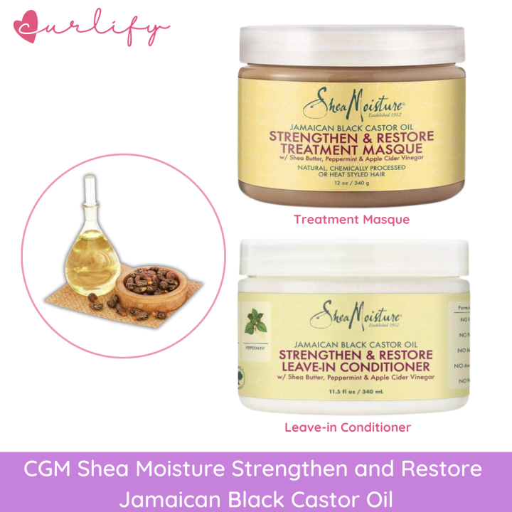 Shea Moisture Jamaican Black Castor Oil Leave in Conditioner ...