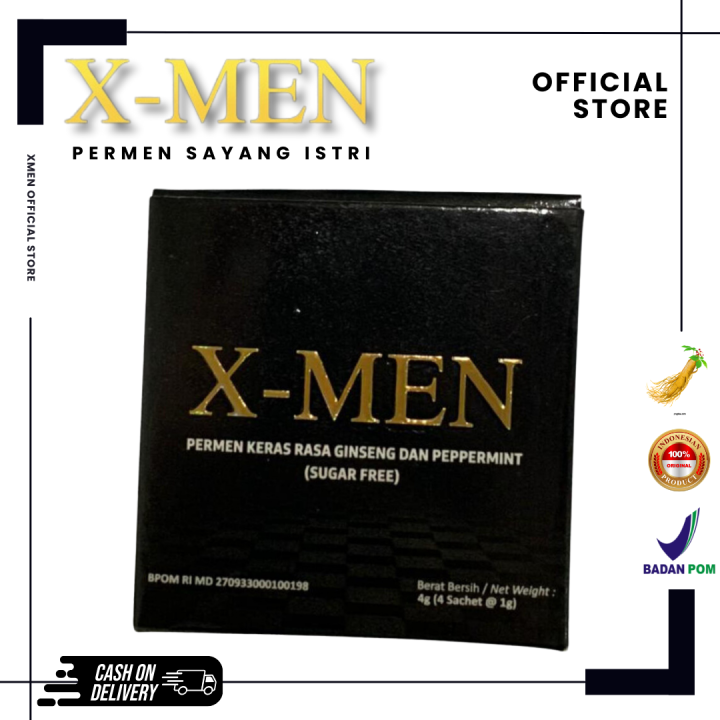 X-MEN Energizing Candy Multi-Pak - Permen Vitalitas Pria dengan Daun ...