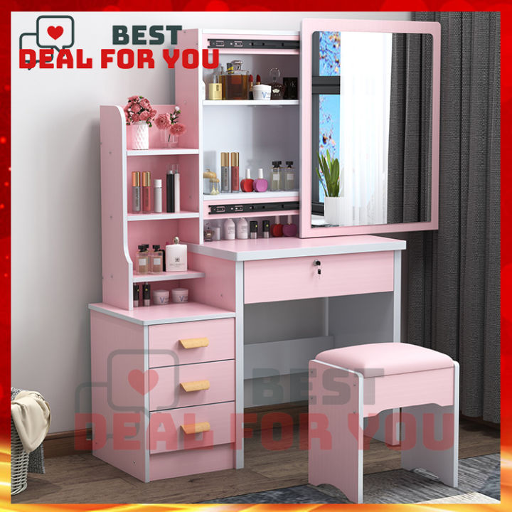 BEST DEAL Warranty~Dressing Table Bedroom Makeup Table Economical ...