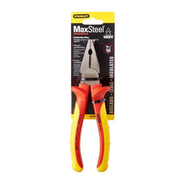 [100% ORIGINAL] STANLEY MAX STEEL INSULATED VDE COMBINATION PLIER | Lazada