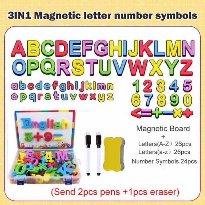 Magnetic Letters, Numbers, Symbols Foam Alphabet Magnets with ...
