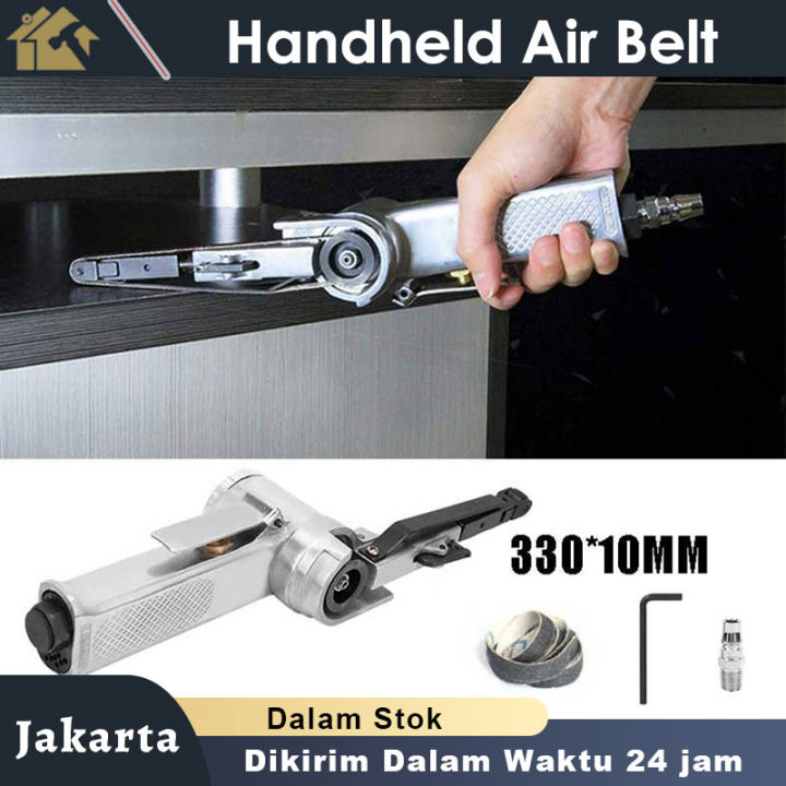 Air belt sander mesin amplas sabuk angin model gerinda tangan 10mm ...
