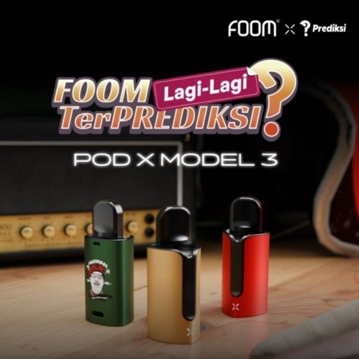 Foom Pod X Model 3 by The Prediksi Bundling Liquid FOOM | Lazada Indonesia