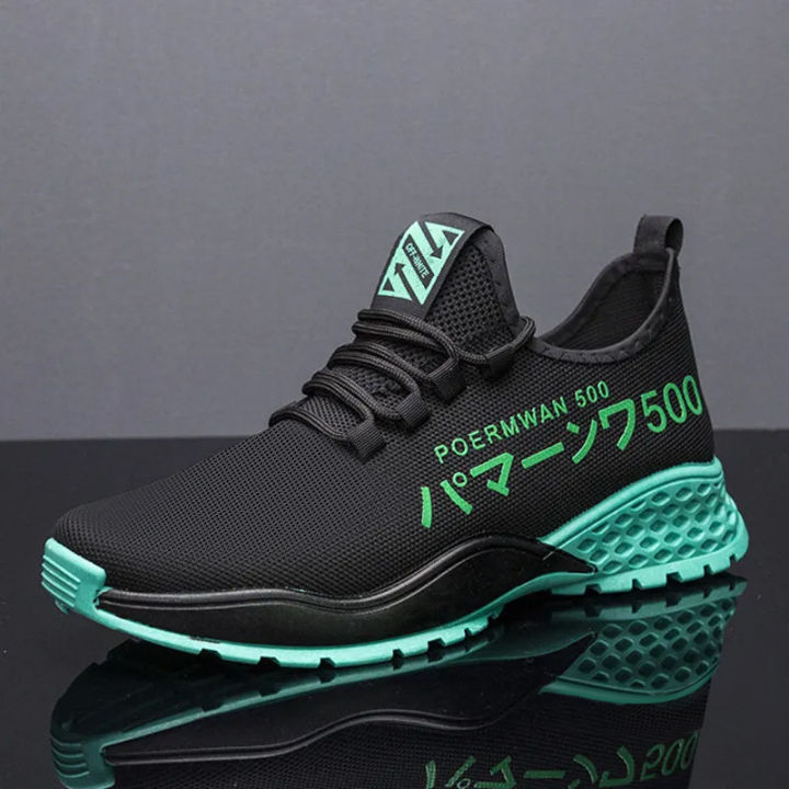 [Stock] New Mesh Sneakers Men's Fashion Trend Korean Style Shoes Soft ...