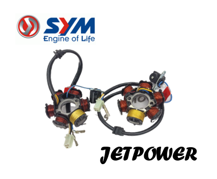 SYM SCOOTER JETPOWER JET POWER JET125 STARTOR COIL FIELD COIL MAGNET ...