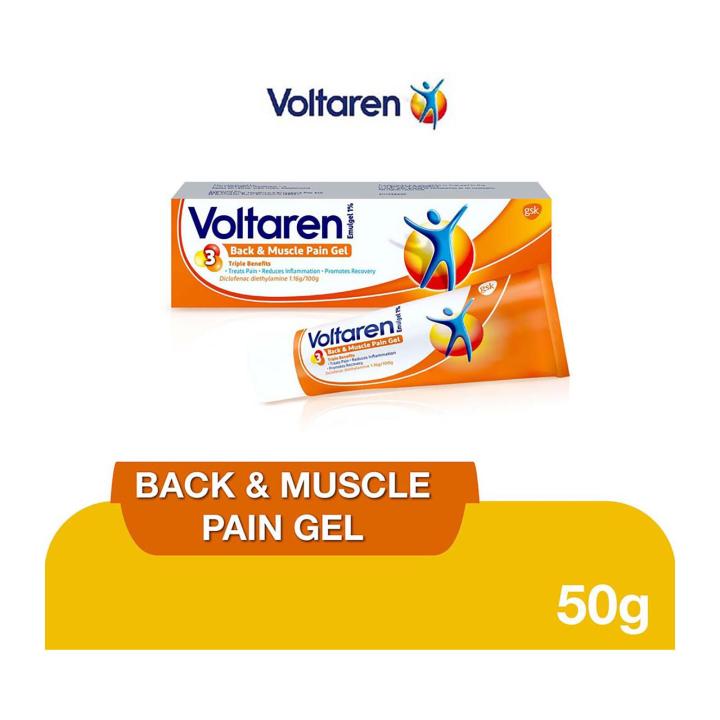 Voltaren Muscle Back and Joint Pain Relief Gel EmulGel 50g | Lazada ...