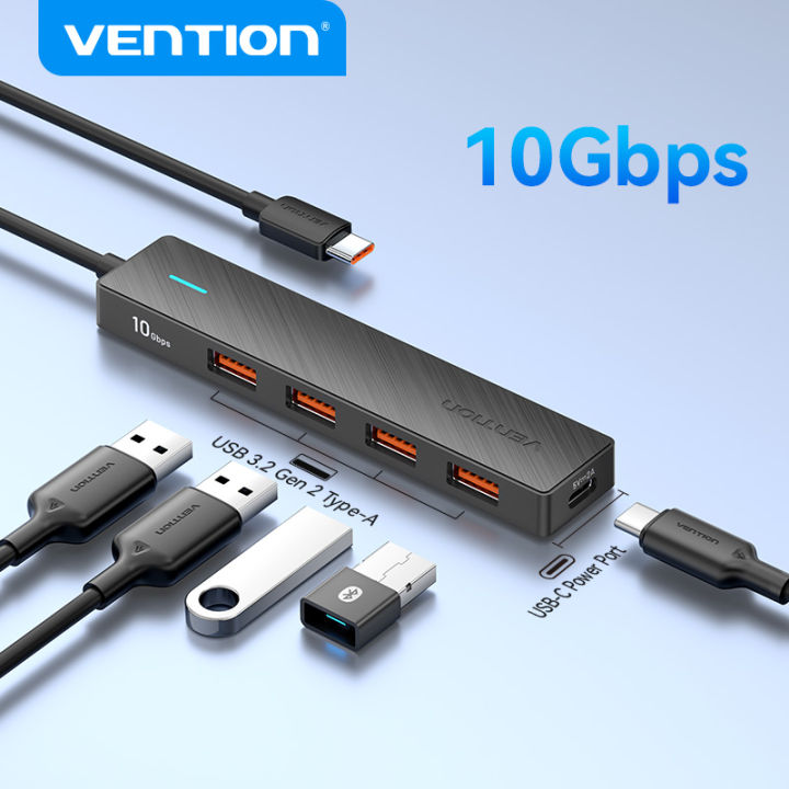 Vention USB 3.2 Type C HUB USB Extension 5 Port with Power Supply USB ...