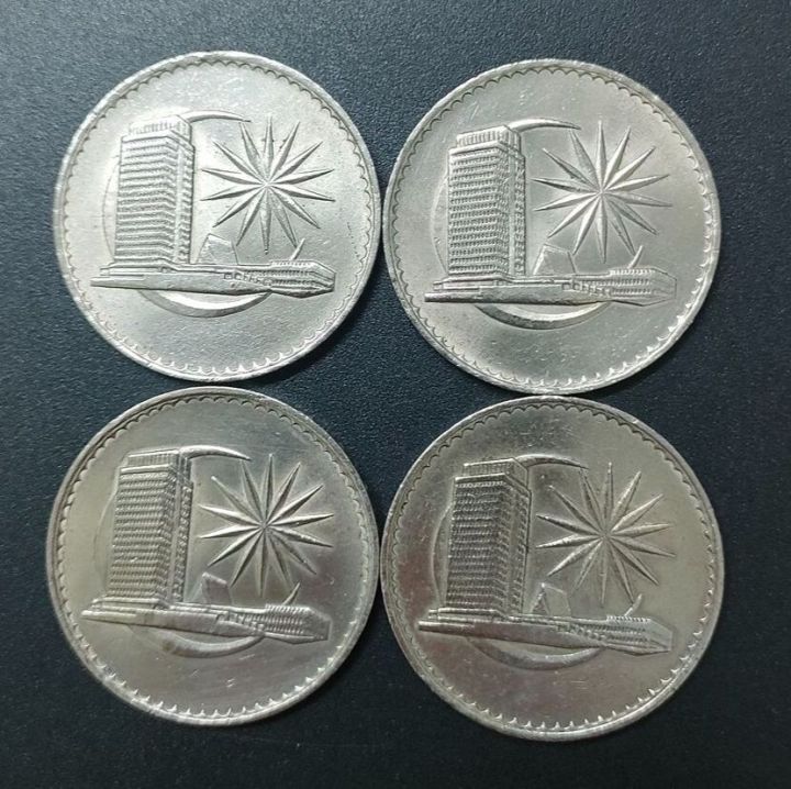 Malaysian Agong 1 Dollar 1971 ( x 4 ) | Lazada