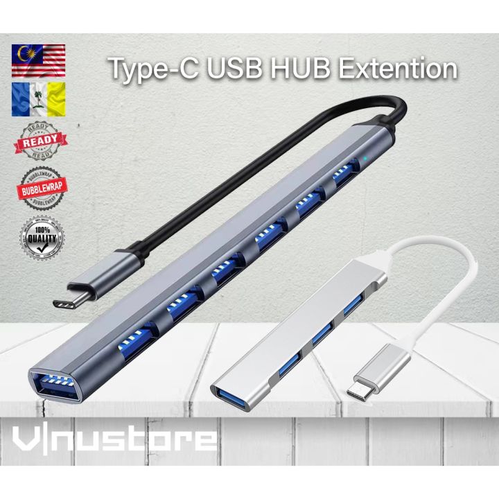 Type-C to USB 3.0 Extension Hub Adapter Type C Hub to USB OTG Splitter USB Multisocket Portable ...
