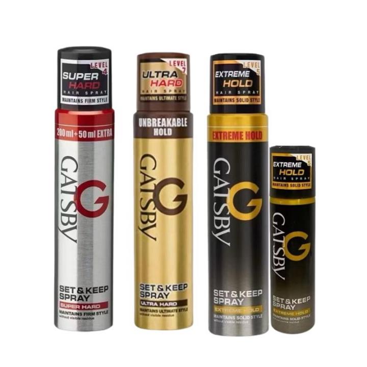 Gatsby Set and Keep Spray Super Hard,Ultra Hard & Extreme Hold | Lazada PH