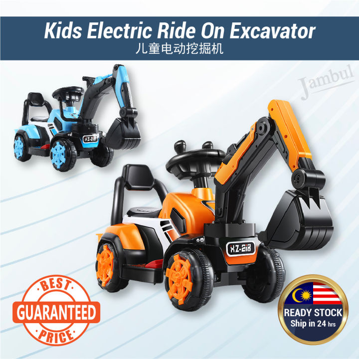 Kid Children Electric Ride On Excavator Car Electromobile Toy Vehicle ...