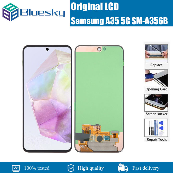 Original Super AMOLED LCD Screen For Samsung Galaxy A35 5G SM-A356B ...