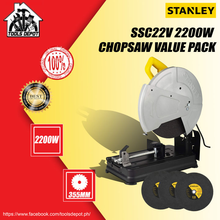 STANLEY CUT OFF MACHINE WITH FREE 3PCS CUT OFF WHEEL | Lazada PH