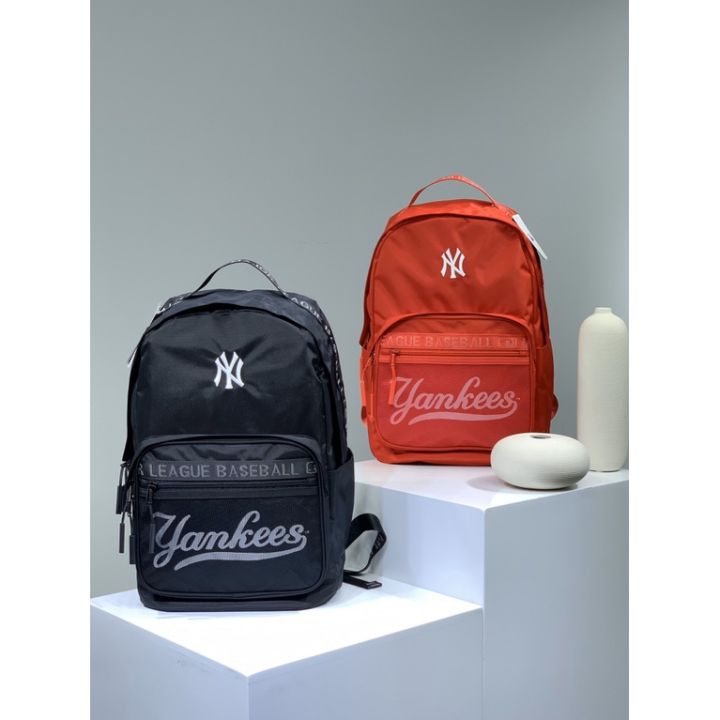 051109 กระเป๋าเป้สะพายหลัง ขนาดใหญ่ จุของได้เยอะ ปักลายตัวอักษร MLB ...
