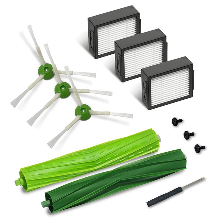 1 Set Main Brush Side Brush HEPA Filters Accessories for IRobto Roomba ...