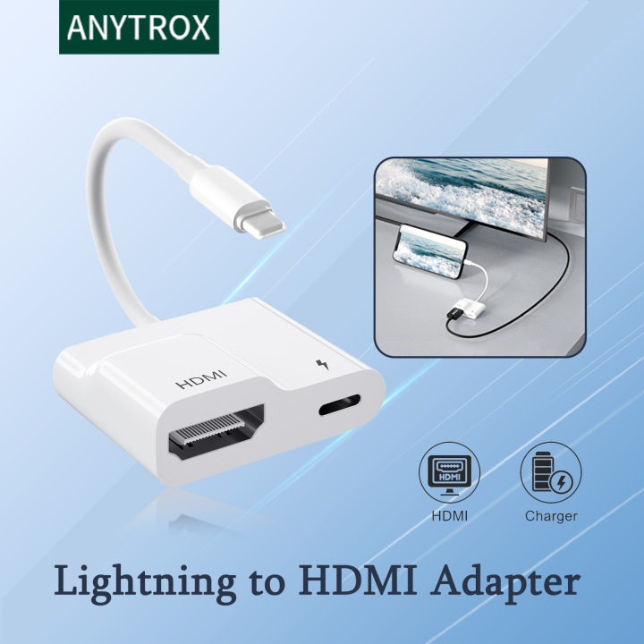 ANYTROX Lightning to HDMI Adapter, No Need Power, i-Phone to HDMI ...