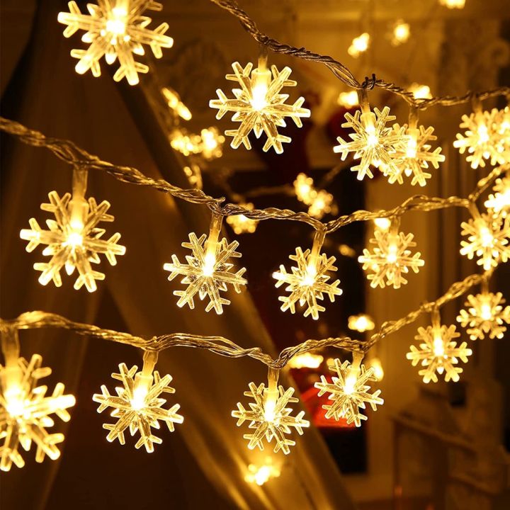 Snowflake Lights Christmas Light Decorations - Winter Wonderland ...