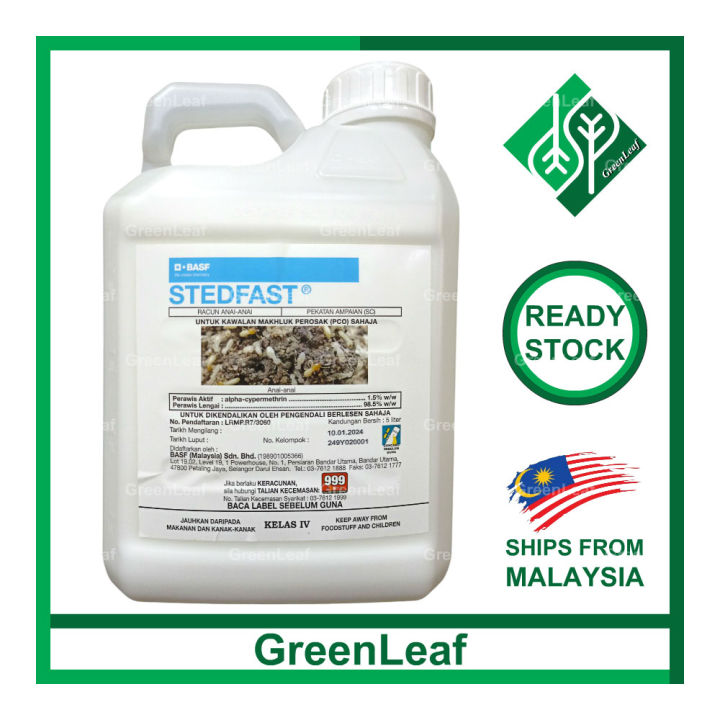 (NEW) Stedfast 5L Alpha-Cypermethrin 1.5% Racun Serangga Anai-Anai ...