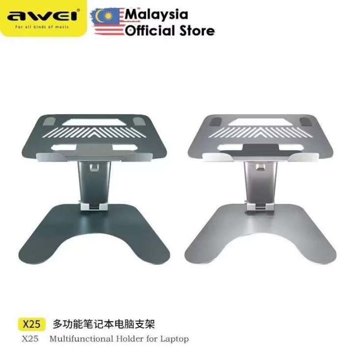 AWEI X25 FLEXIBLE HOLDEN FOR LAPTOP AND TABLE PC LAPTOP STAND | Lazada