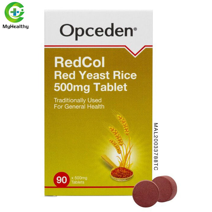 【MyHealthy】 OPCEDEN REDCOL RED YEAST RICE HONG QU 90'S TABLETS (EXP 11/ ...