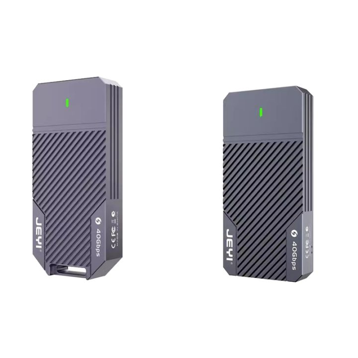 NVMe SSD Box Enclosure USB4.0 40Gbps Aluminum Portable Hardisk External ...