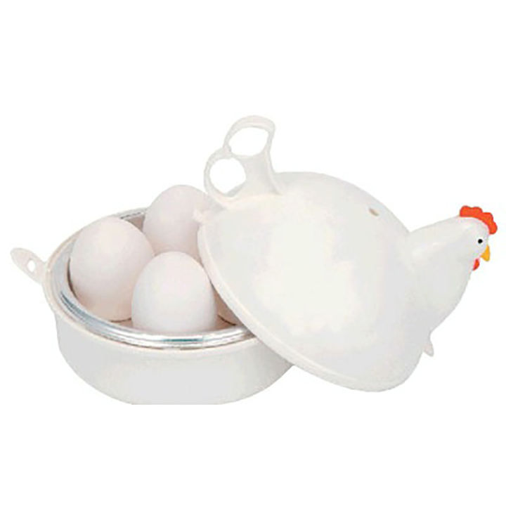 (JACH) Chicken Shaped Microwave Eggs Boiler Cooker Kitchen Cooking ...