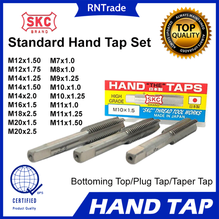SKC Japan Hand Tap Set 3 pc. Standard Hand Tap Set Made in Japan (Metric Thread) | Lazada PH