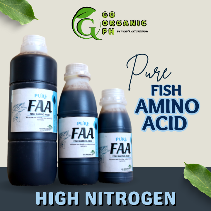 GO ORGANIC FAA EMULSION PURE - Fish Amino Acid Emulsion as Natural ...