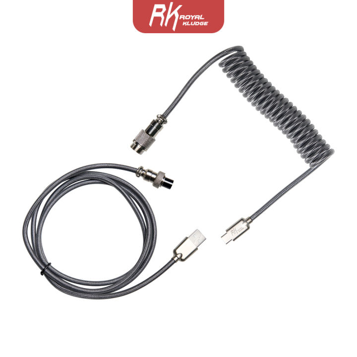 【100% Asli】Kabel USB Keyboard Gaming Mekanik Melingkar RK ROYAL KLUDGE ...