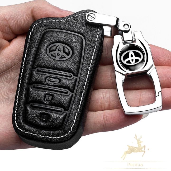 LAIFU Toyota Leather Key Holder Key Chain Hilux Revo / Innova ...