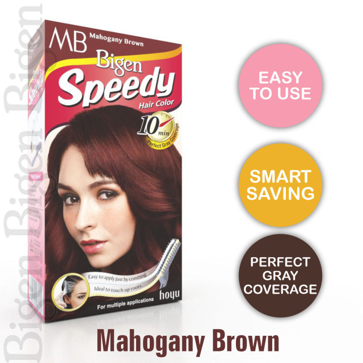 Bigen Speedy Color - Mahogany Brown - Hair Color | Lazada PH