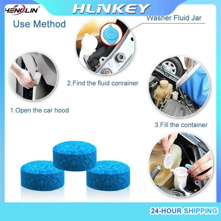 HLINKEY 10Pcs Car Windshield Glass Cleaner Auto Window Cleaning Car ...