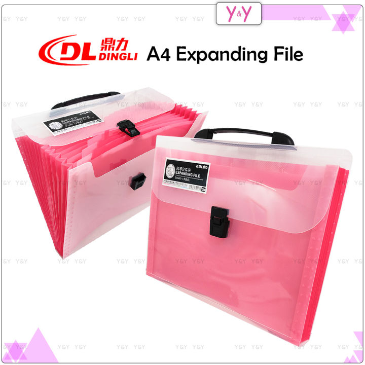 Dingli A4 Expanding File 13 Pockets / Pockets Folder Document File / A4 ...